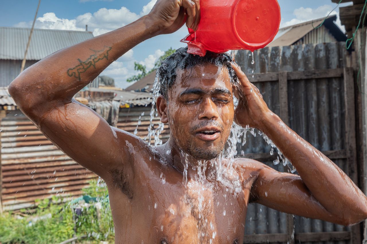 How to Bucket Shower Like a Pro