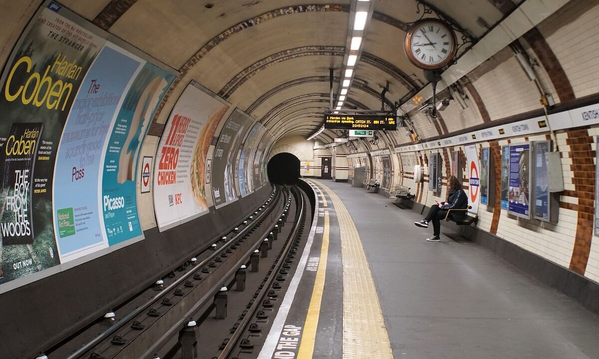 Saturday Night on the London Tube