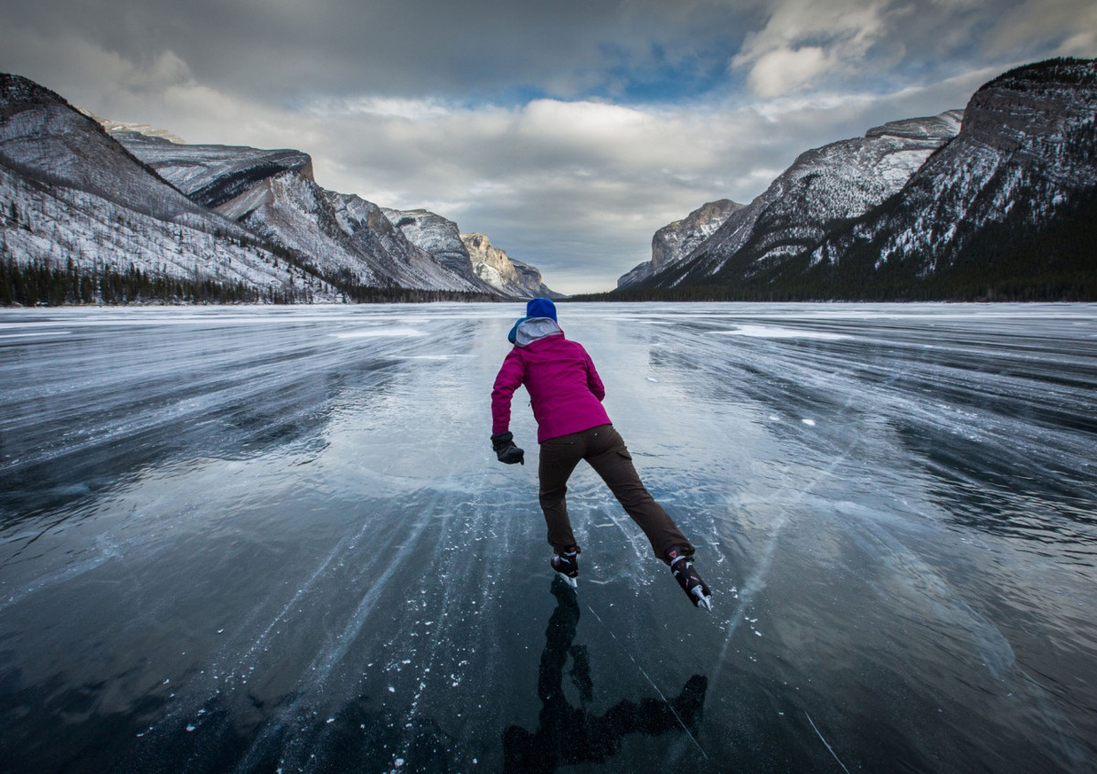 Beneath the Most Beautiful Ice Rink in the World