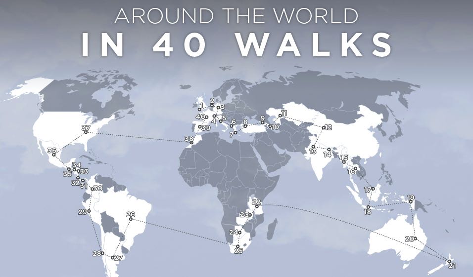 How to Get Around the World in 40 Walks