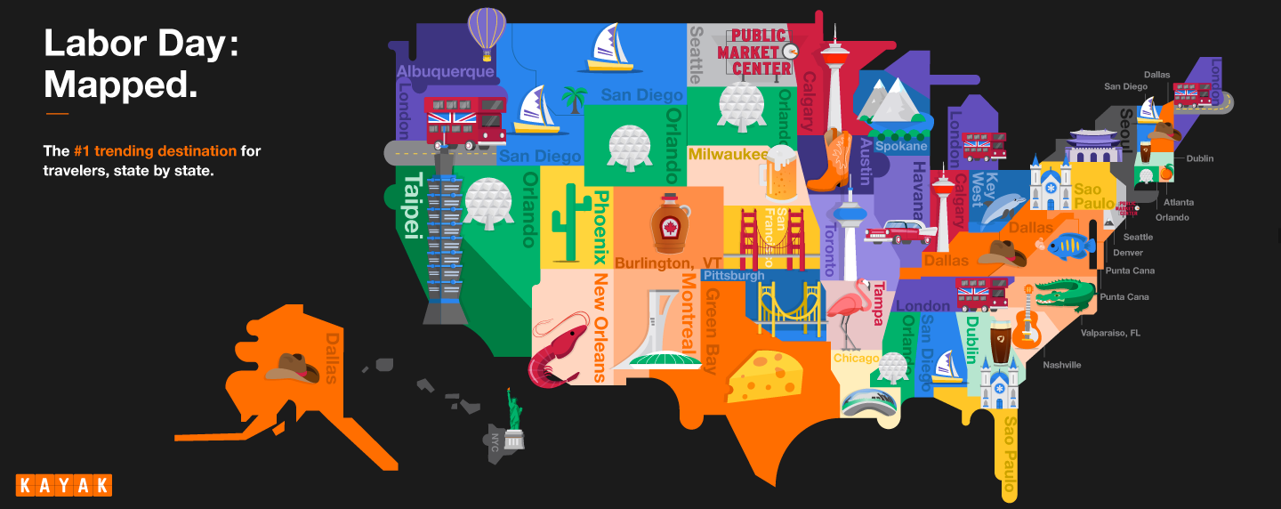 Mapped: Where Do People in Your State Want to Go the Most?