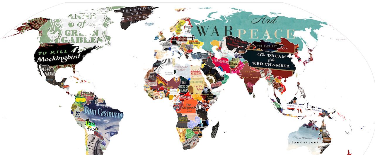 This Book Map of the World Will Open Up Your Literary Horizons
