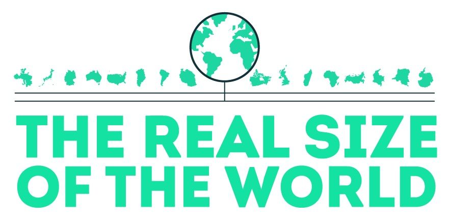 The Real Size of the World [INFOGRAPHIC]