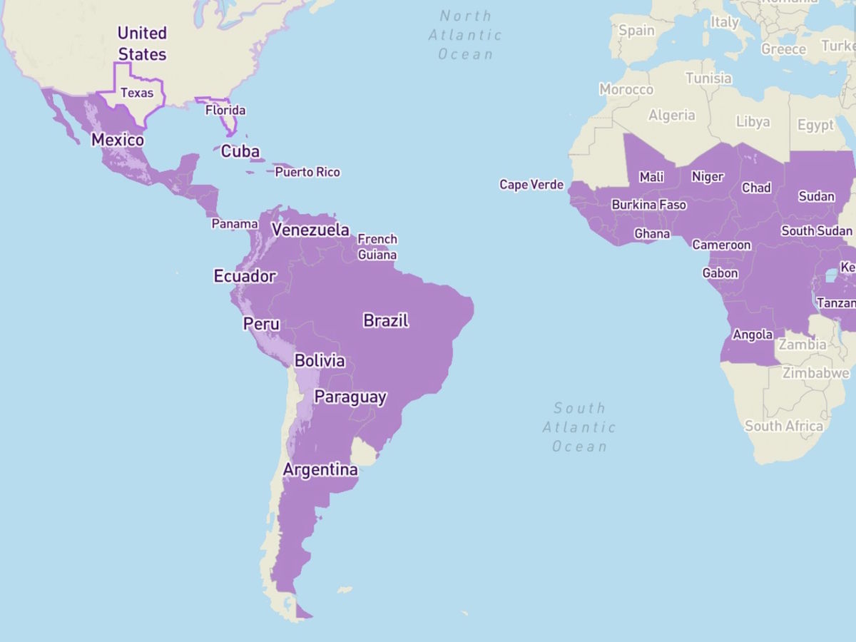 In What Countries Is the Zika Virus Active?