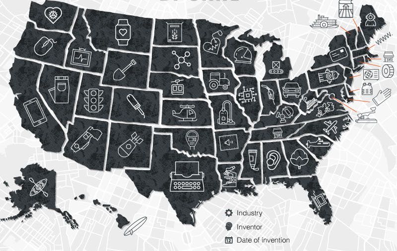 The Most Impactful Inventions in Each State in the U.S. [INFOGRAPHIC]