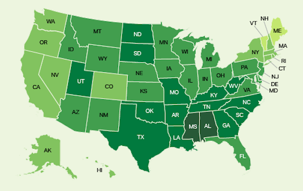 What Are the Most and Least Religious States in the US?