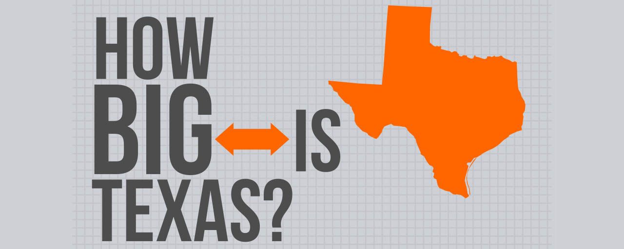 How Big Is Texas? [INFOGRAPHIC]