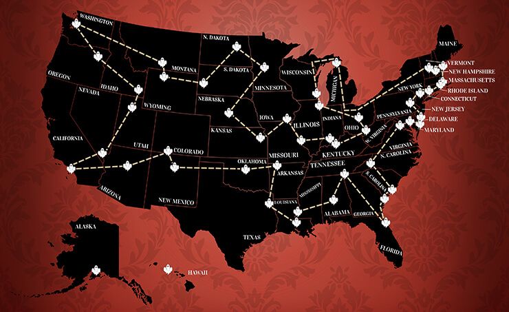 Mapped: The Spookiest Hotels in the US