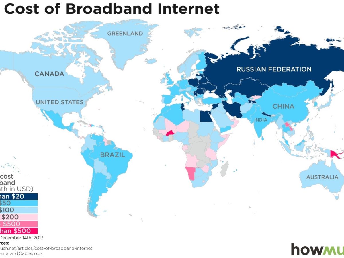 Internet World Map