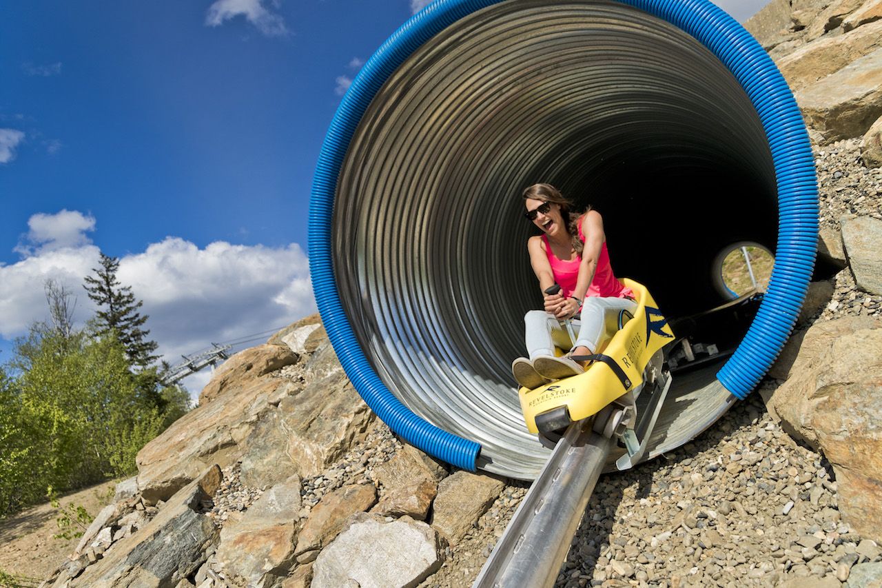 How to Ride the Pipe Mountain Coaster in Revelstoke, Canada