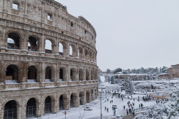 Rome Is Covered in Snow and It Looks Magical