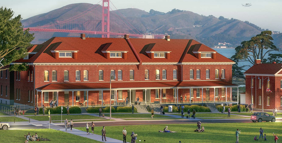 Stay in Old Military Barracks for the Most Epic View of Golden Gate Bridge