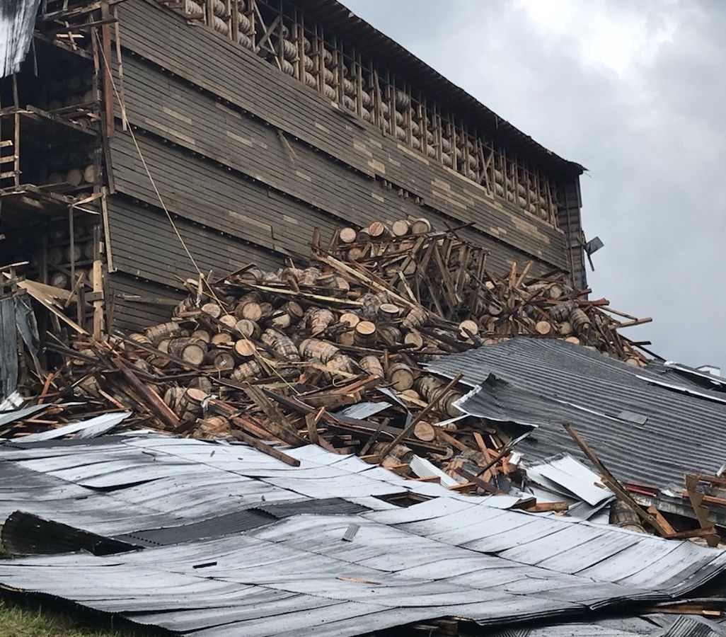 How 9,000 Bourbon Bottles Were Destroyed in a Warehouse Collapse