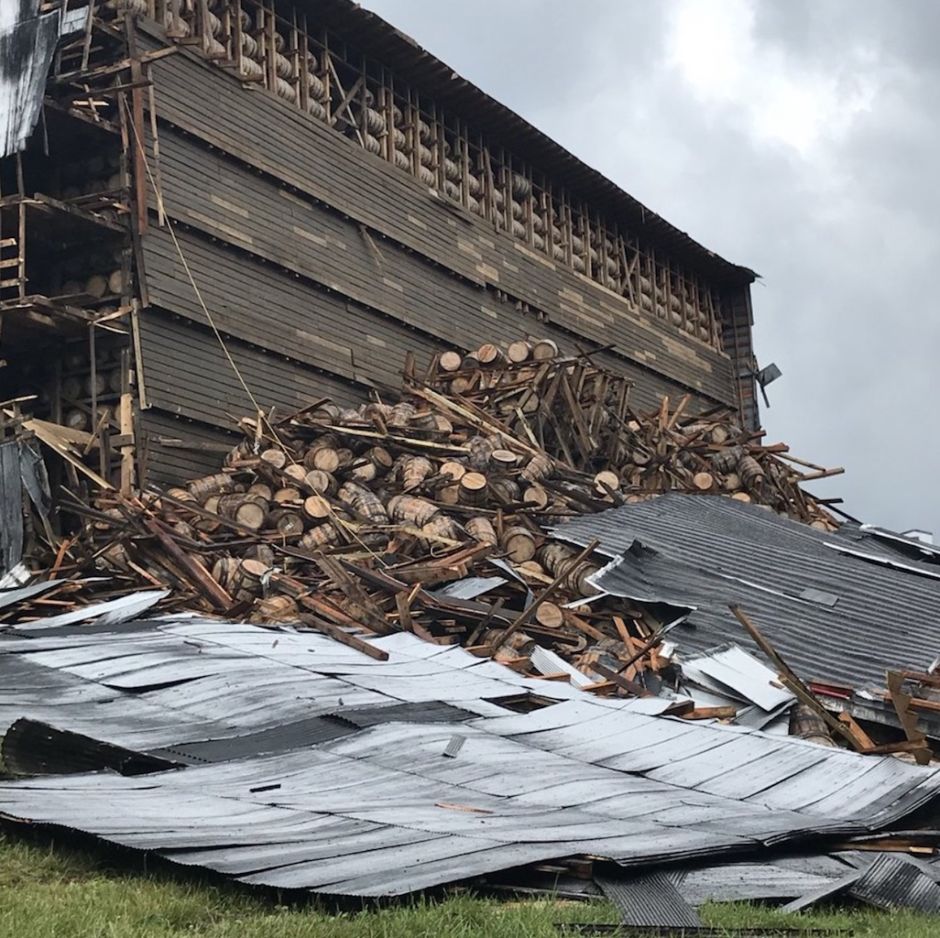 How 9,000 Bourbon Bottles Were Destroyed in a Warehouse Collapse