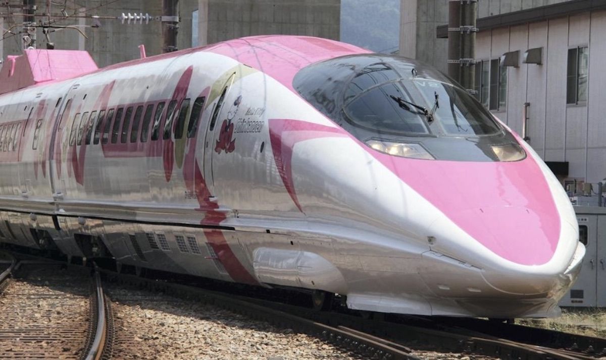 Japan Has a Hello Kitty Themed Bullet Train