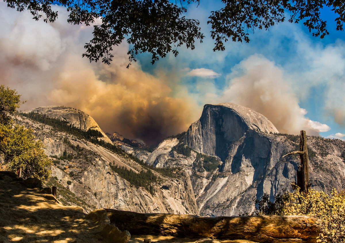 Yosemite Wildfires Force Mass Evacuation of Tourists