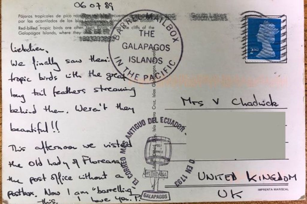 Postcards Sent From Galapagos Islands Arrive 30 Years Later