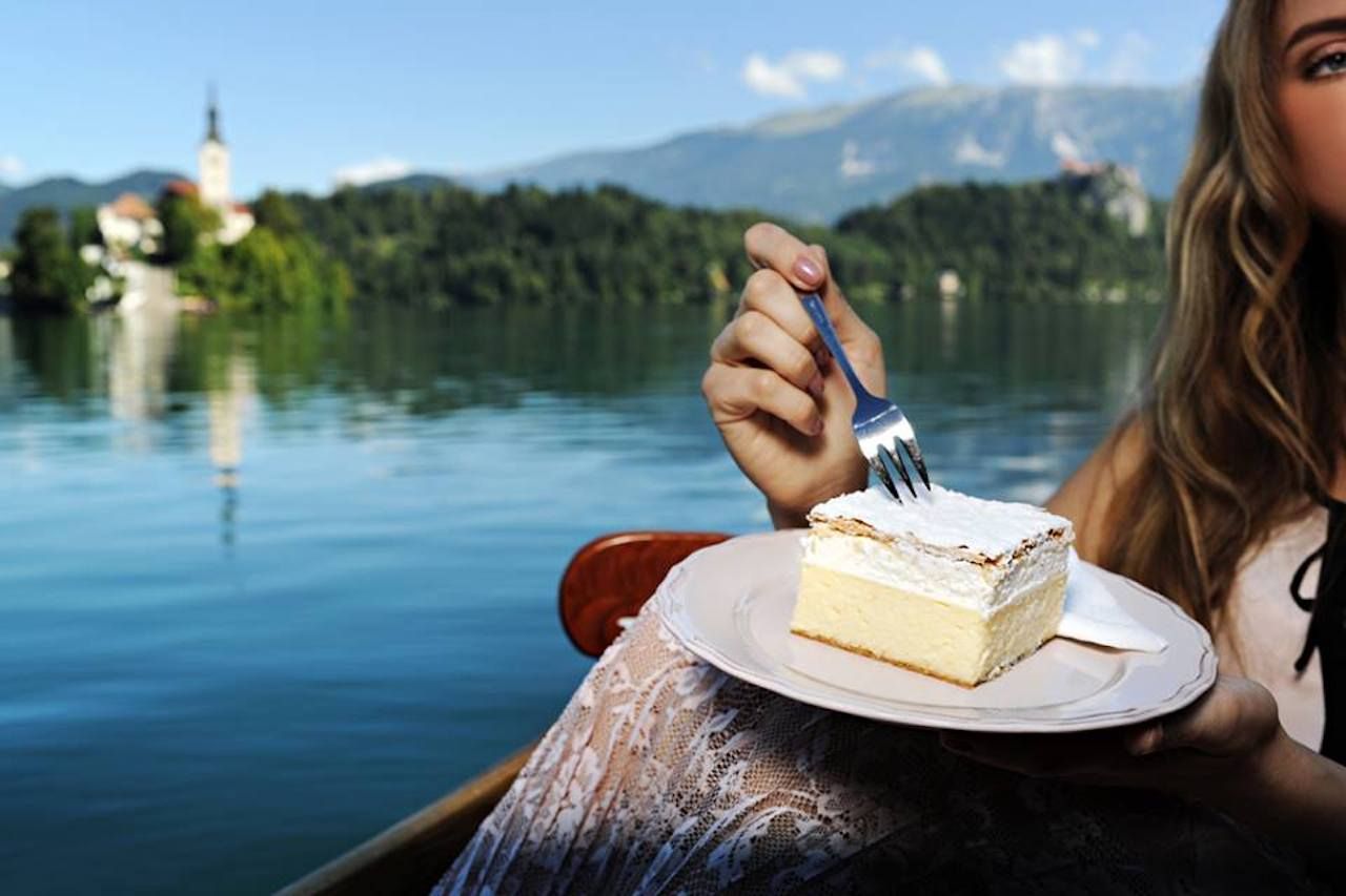 Lake Bled in Slovenia Makes the World’s Best Cream Cake