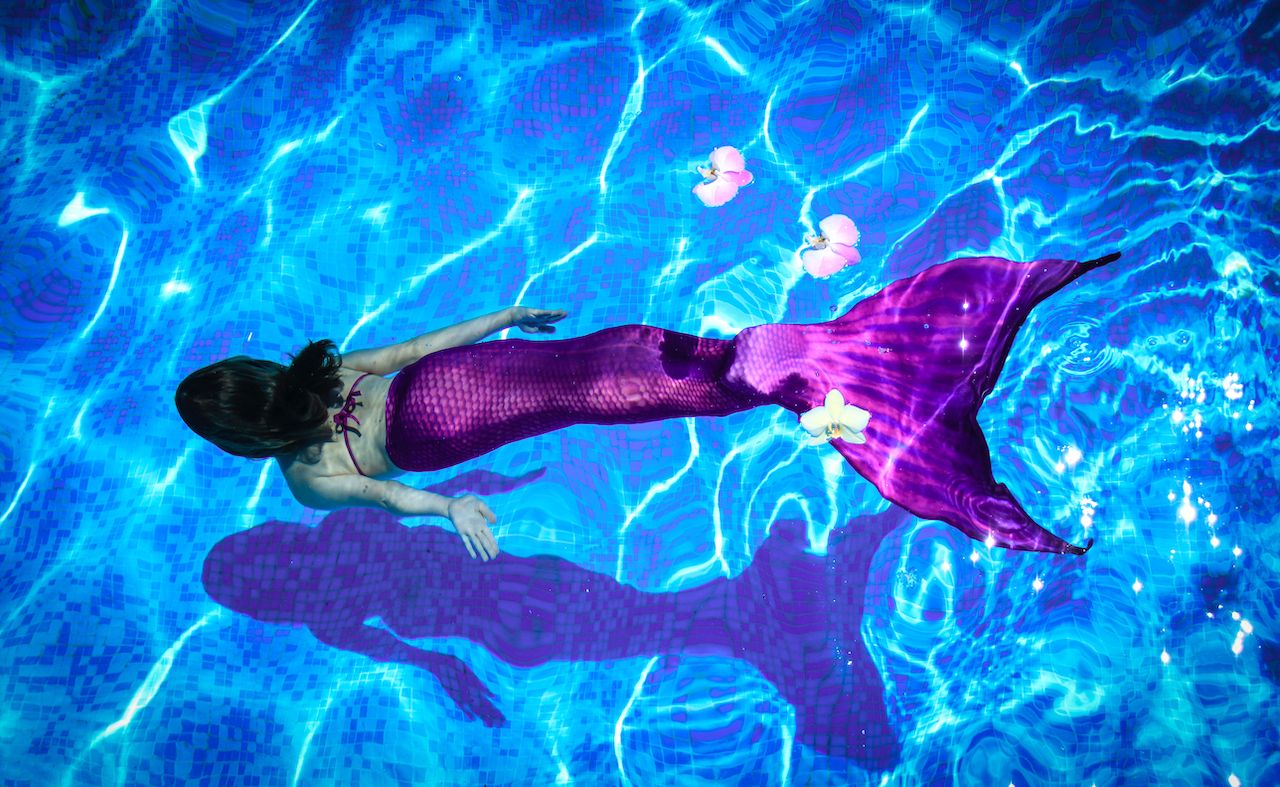 Mermaid Swimming Classes at Disney World