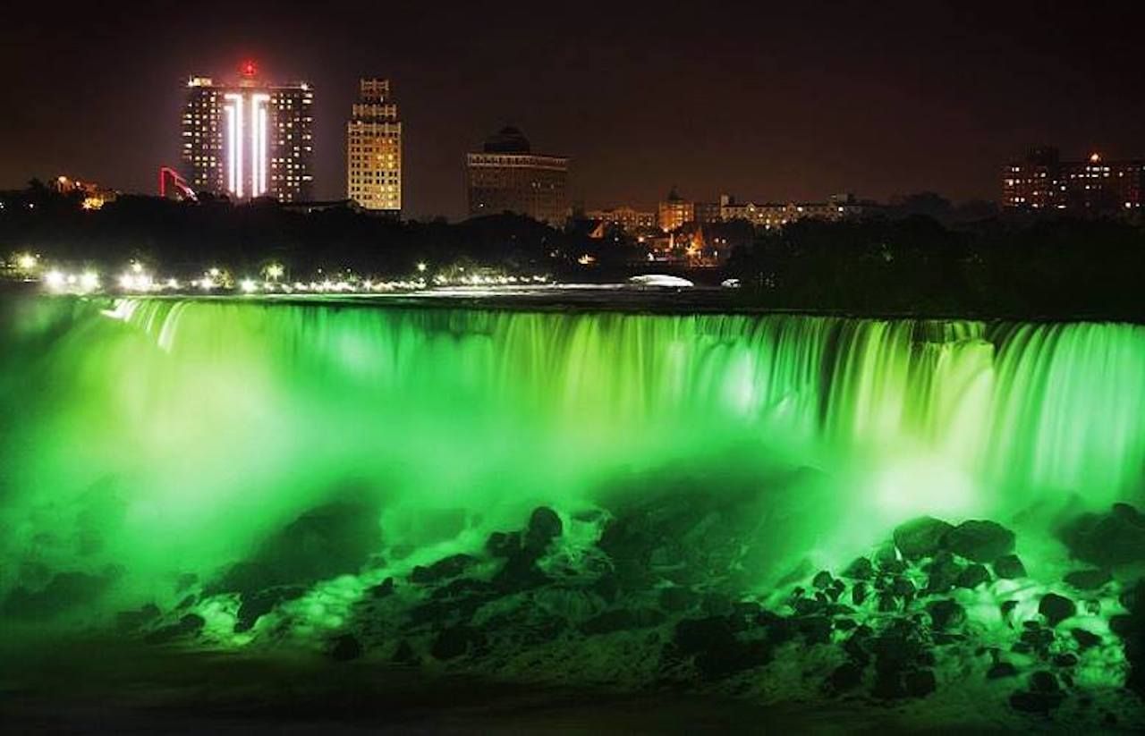 Niagara Falls Going Green for St. Patrick’s Day