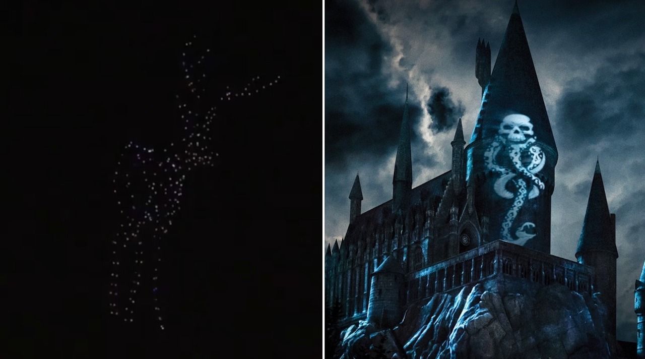 ‘Dark Arts at Hogwarts Castle’ Show at Universal Studios