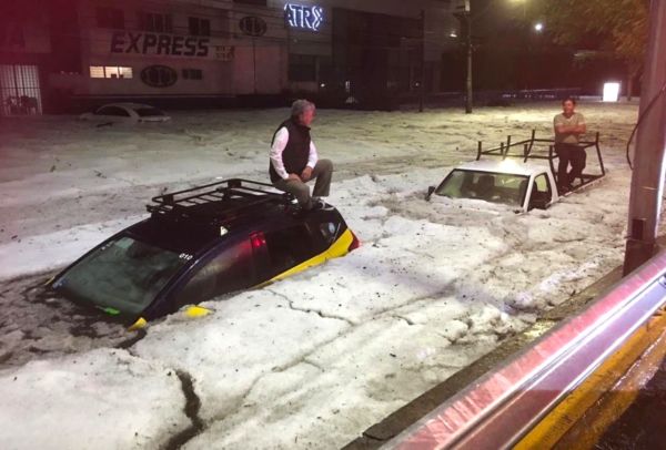 Mexico Suffers Major Hailstorm