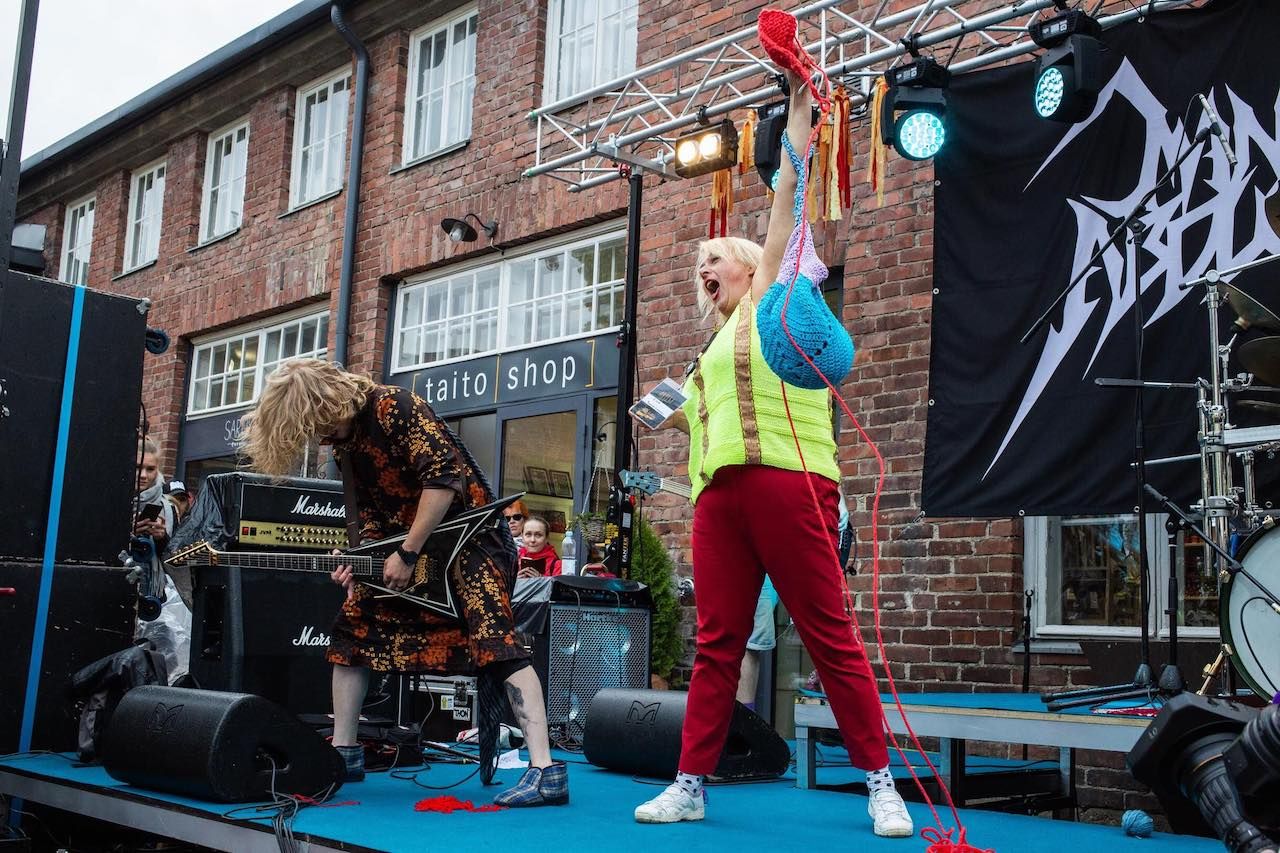 Finland Has a Heavy Metal Knitting World Championship