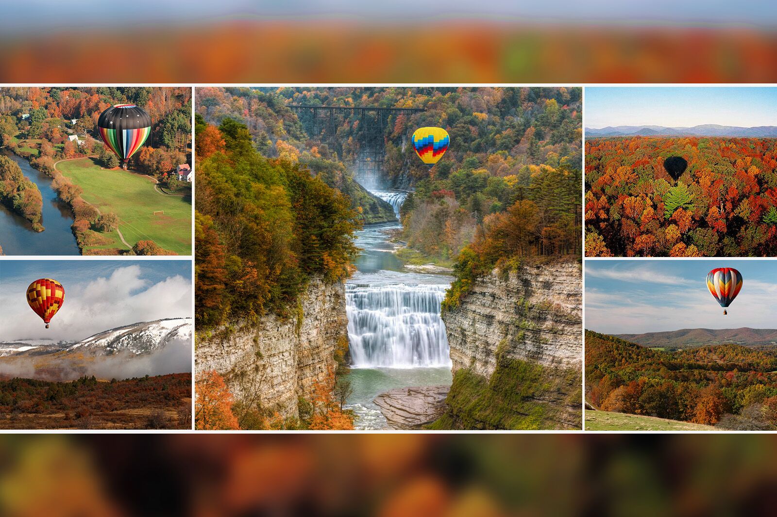 The Best Fall Foliage Hot Air Balloon Rides in the US