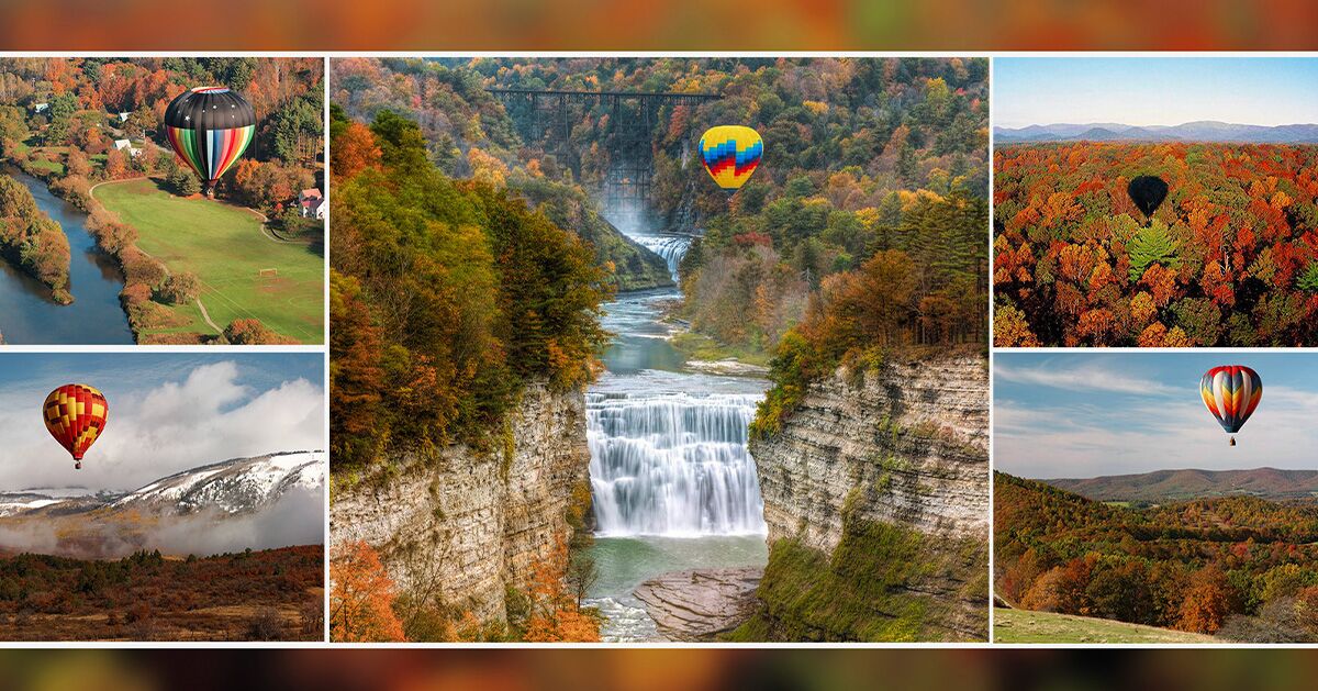 The Best Fall Foliage Hot Air Balloon Rides in the US