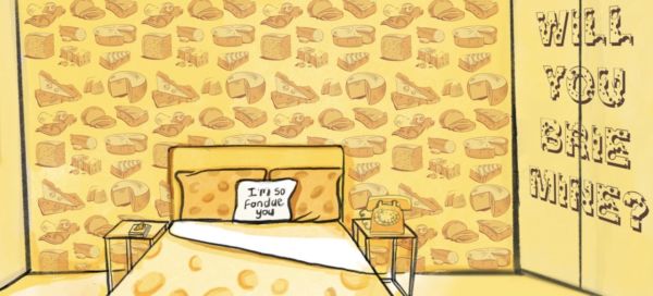 London Cheese-Themed Suite