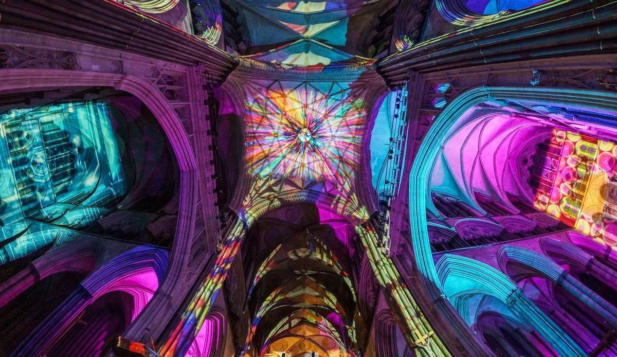 Salisbury Cathedral Sarum Lights Show