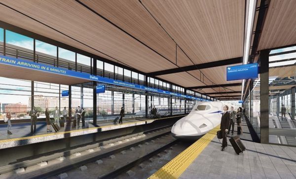 New High-Speed Train From Dallas to Houston