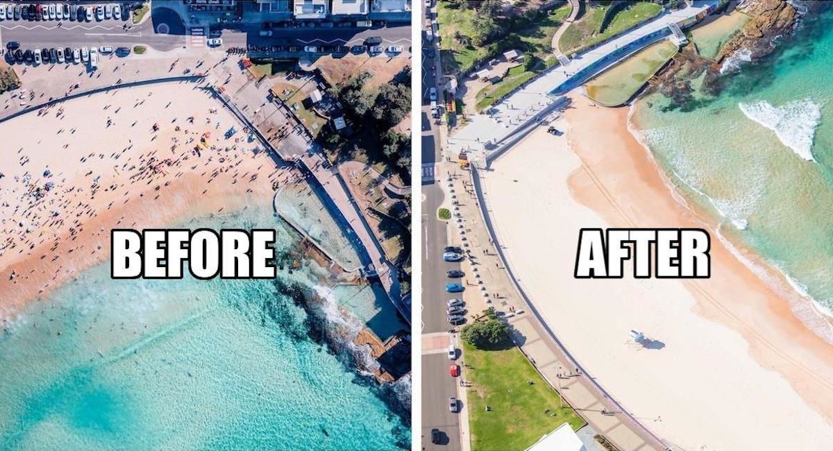 Photos of Sydney's Empty Beaches