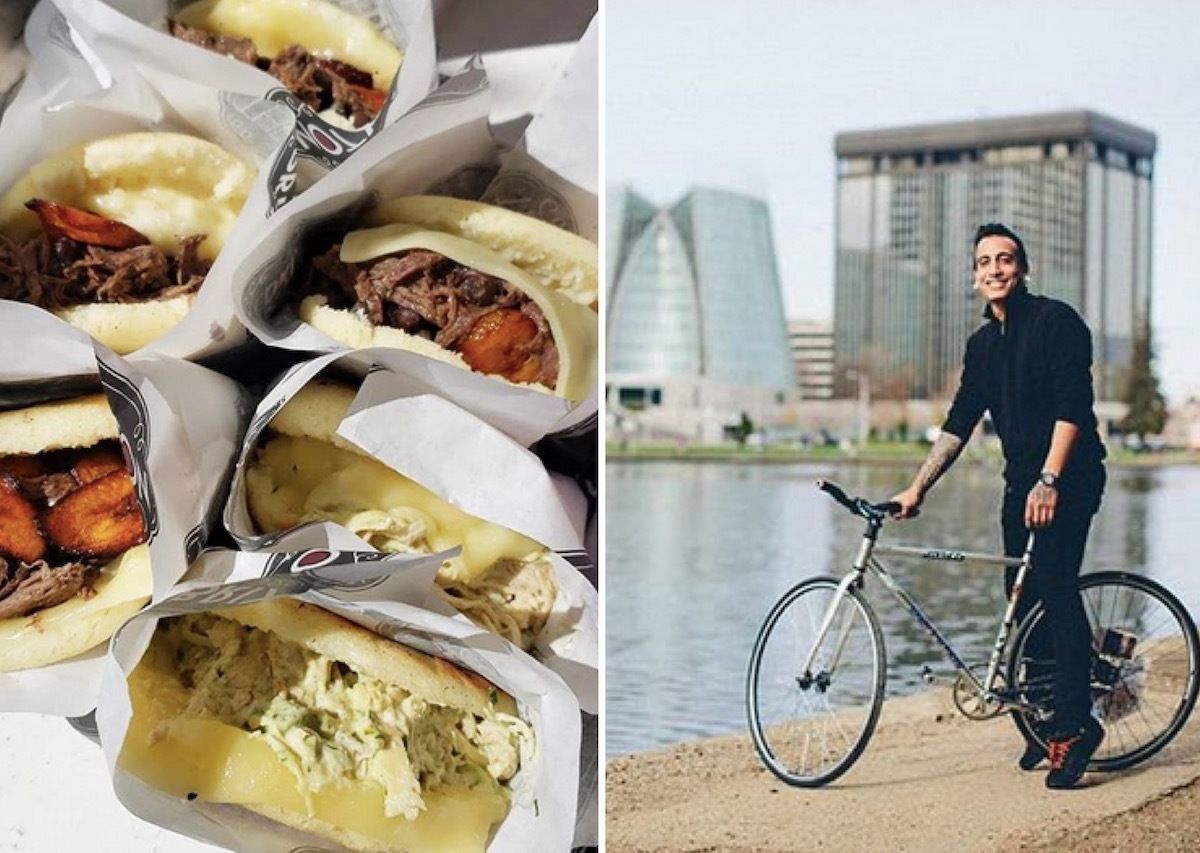 San Francisco Chef Delivers Arepas by Bicycle