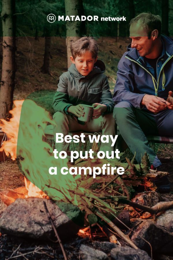 How to Properly Put Out a Campfire