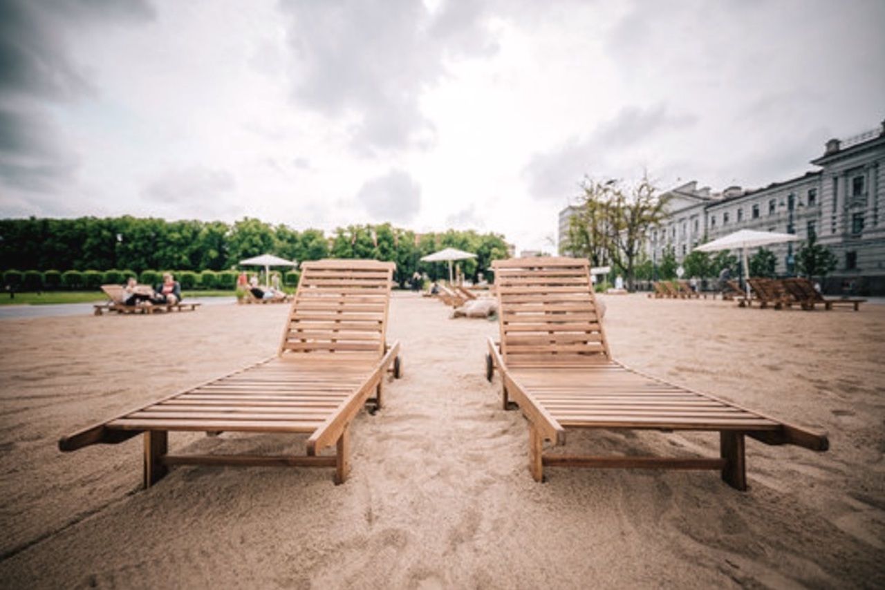 Vilnius Has Set Up a Beach in Its City Center