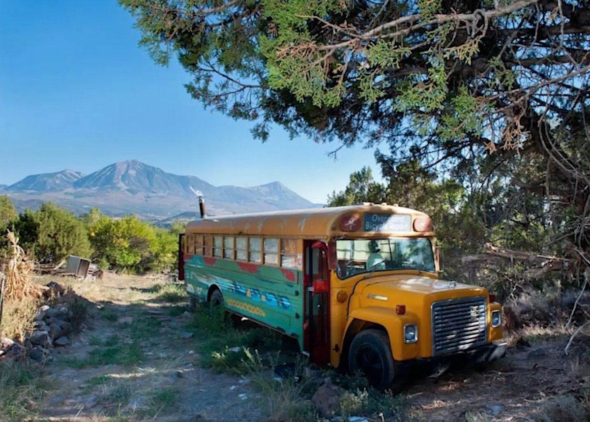 Renovated School Buses in Colorado Wilderness for Rent on Airbnb