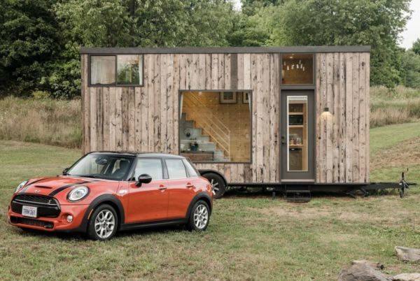 Rent a Tiny House and Mini Cooper on Airbnb for $1