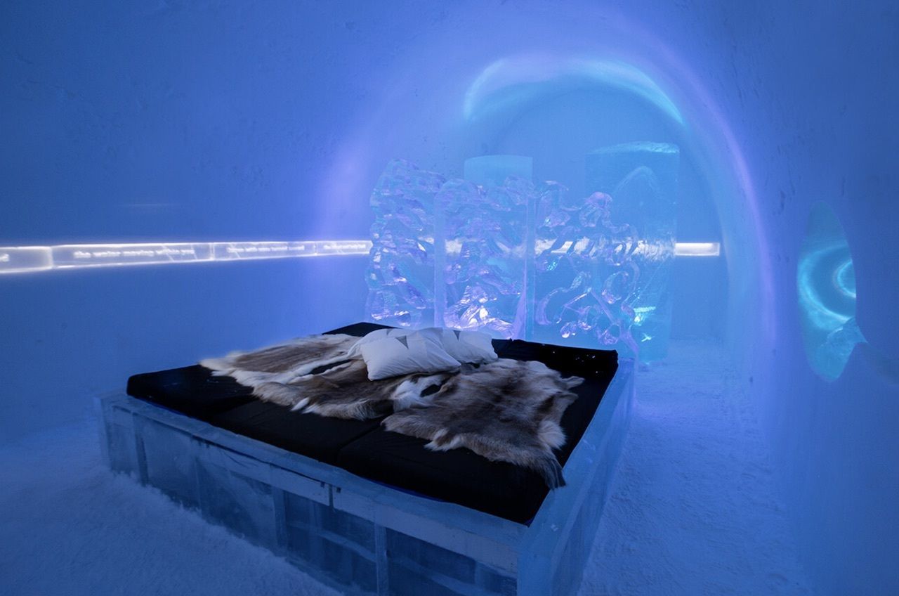 Ice Hotel in Lapland, Sweden, 2021
