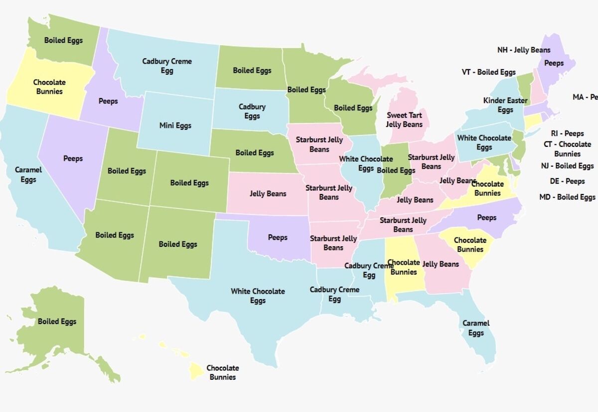 The Most Popular Easter Treat in Every State