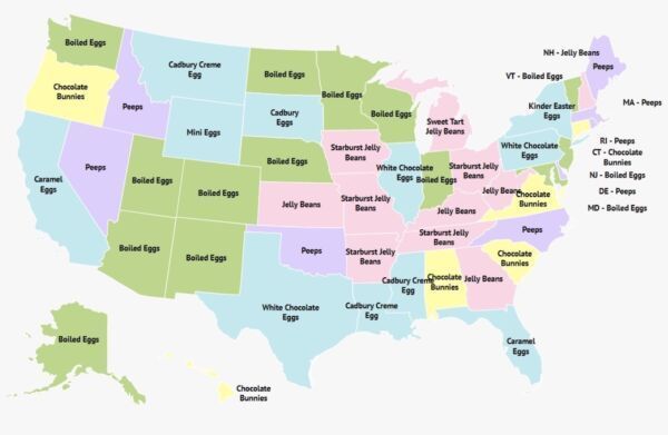 The Most Popular Easter Treat in Every State