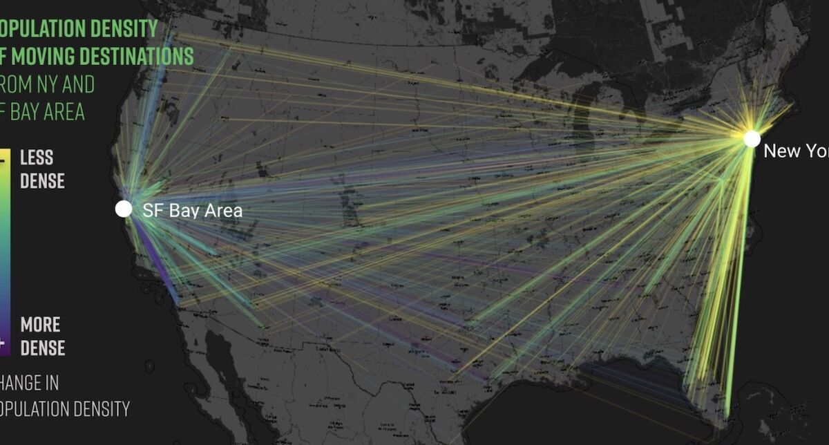 Where Did American People Relocate During the Pandemic’s Peak in 2020
