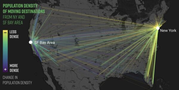 Where Did American People Relocate During the Pandemic’s Peak in 2020