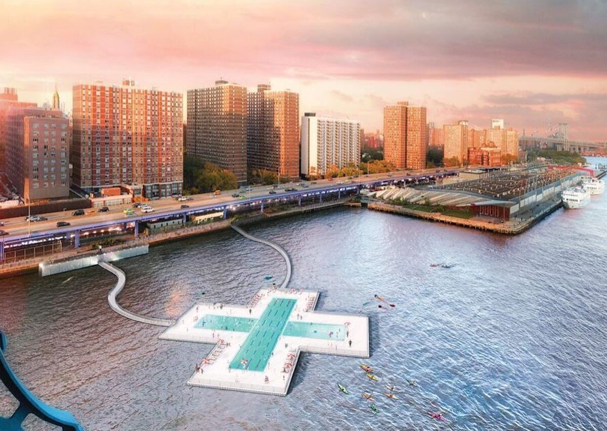 New York City’s New Floating Plus Pool in the East River