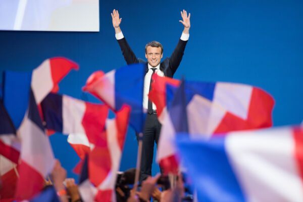 France's President Changes Colors of the French Flag