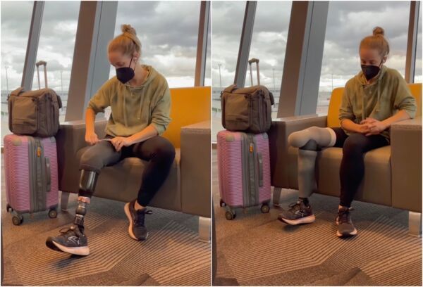 What Is It Like to Fly With a Prosthetic Leg? This Youtuber Will Show You