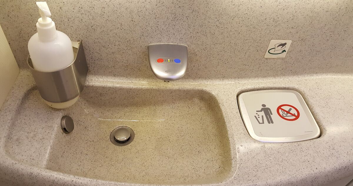 Garbage On An Airplane Room