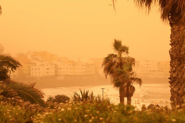 A Cloud of Red-Orange Dust Has Traveled From the Sahara Desert to Europe