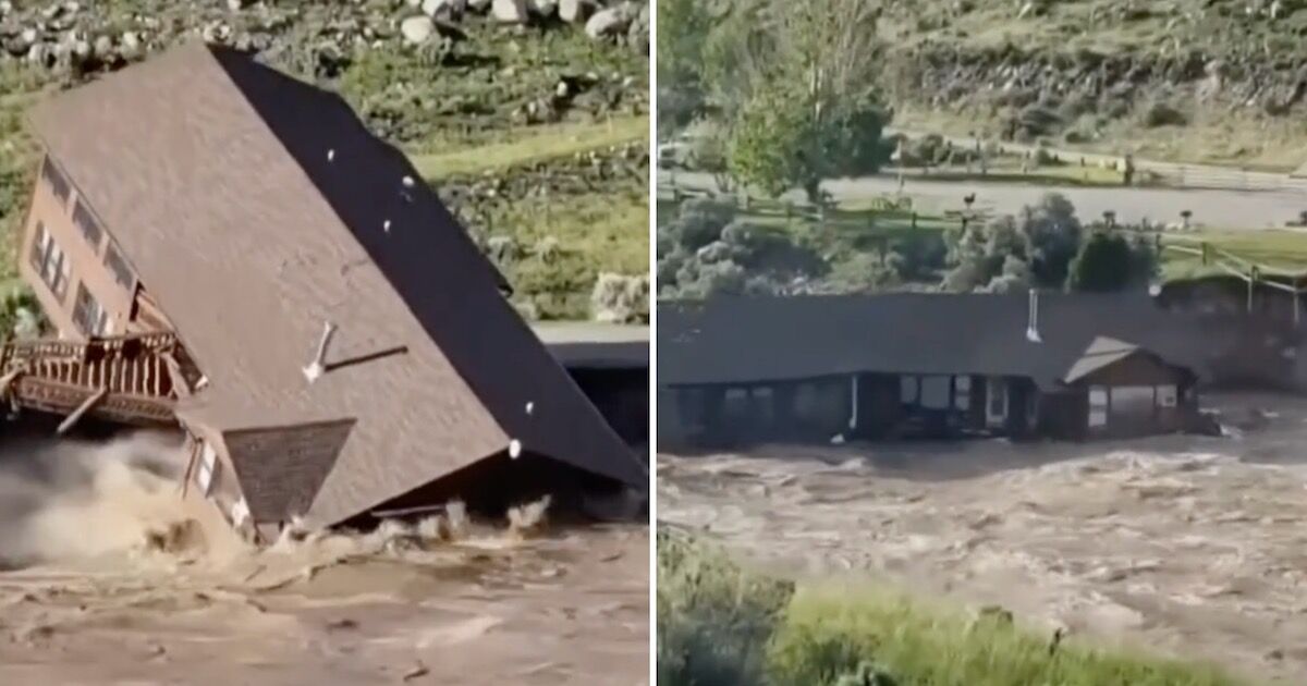 Yellowstone Flood Washed Out Portions of the Park, Closing Sections