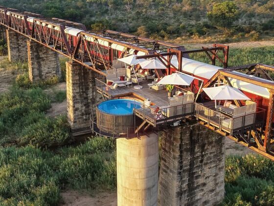Kruger Shalati: This Train on a Bridge Is Actually a Luxury Hotel